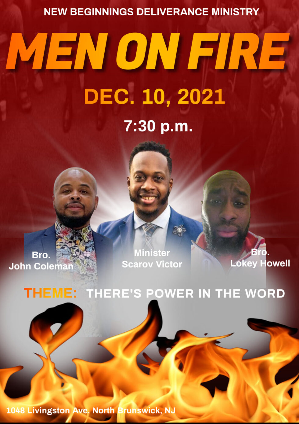 Men on Fire 2021 - New Beginnings Deliverance Ministry